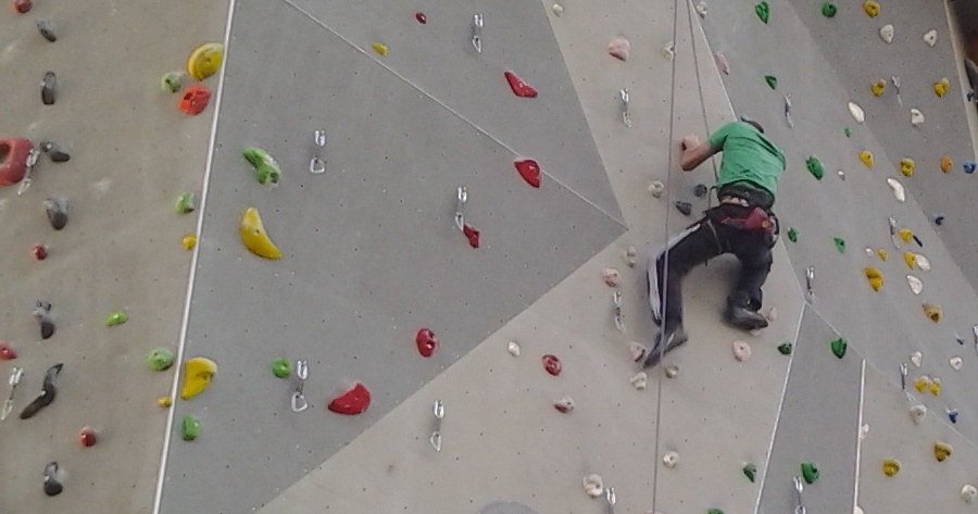 Indoor-Kletterwand - Viele schaffen mehr