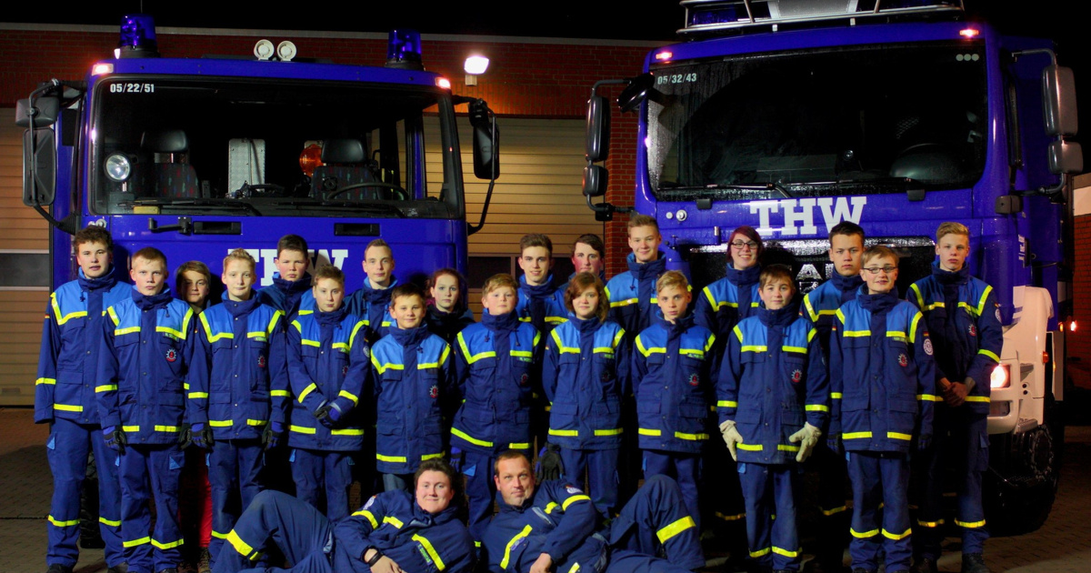 Eine Fahne / Standarte für unsere THW Jugendgruppe - Viele schaffen mehr