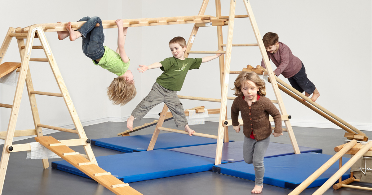 Bewegungsspielgeräte für den Sportkindergarten Wirbelwind Buchen - Viele schaffen mehr