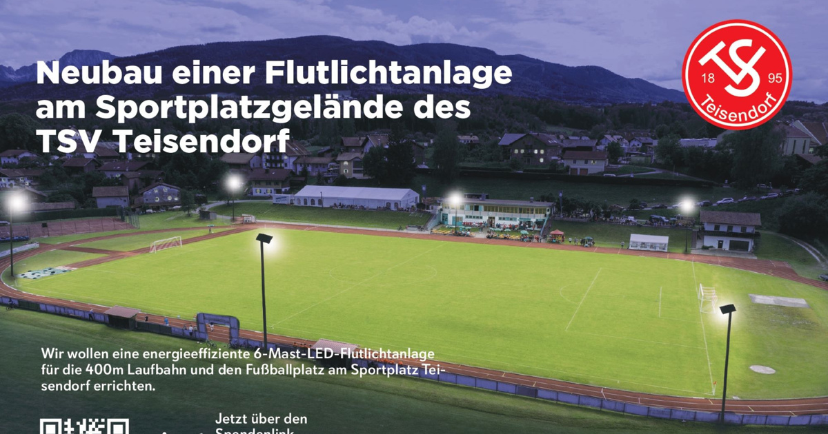 Neubau einer Flutlichtanlage am Sportplatzgelände des TSV Teisendorf ...