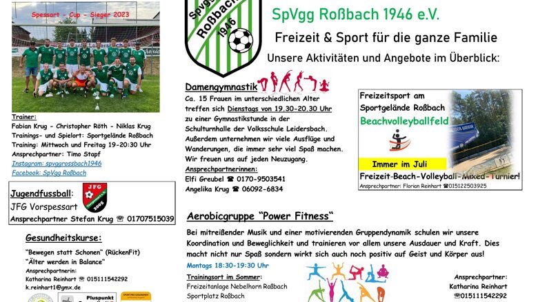 Mähroboter für Sportplatz Spvgg Roßbach - Viele schaffen mehr