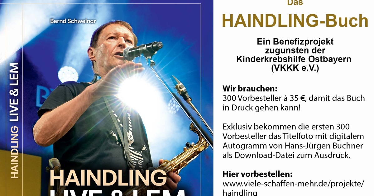 HAINDLING Benefizbuch - Viele schaffen mehr